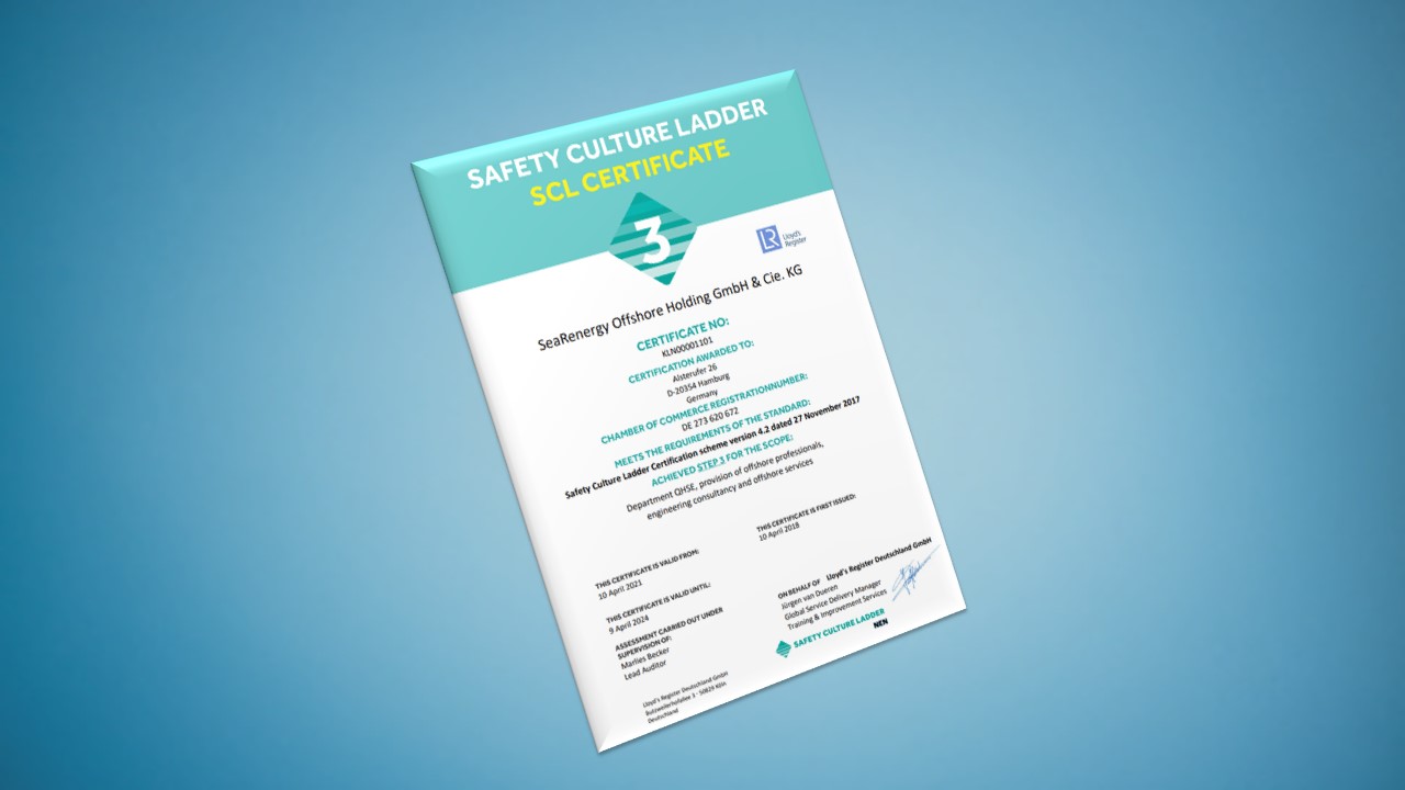 SeaRenergy once again completed the reassessment of its SCL ...